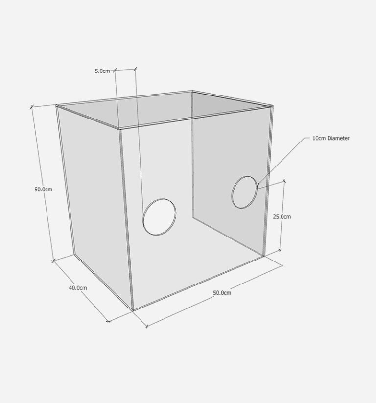 Intubation Box – (Part # CV19-DHG) – Covid-19 Guards