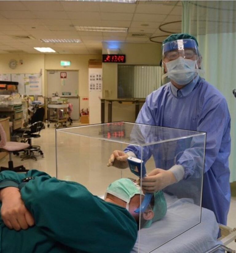 Intubation Box – (Part # CV19-DHG) – Covid-19 Guards