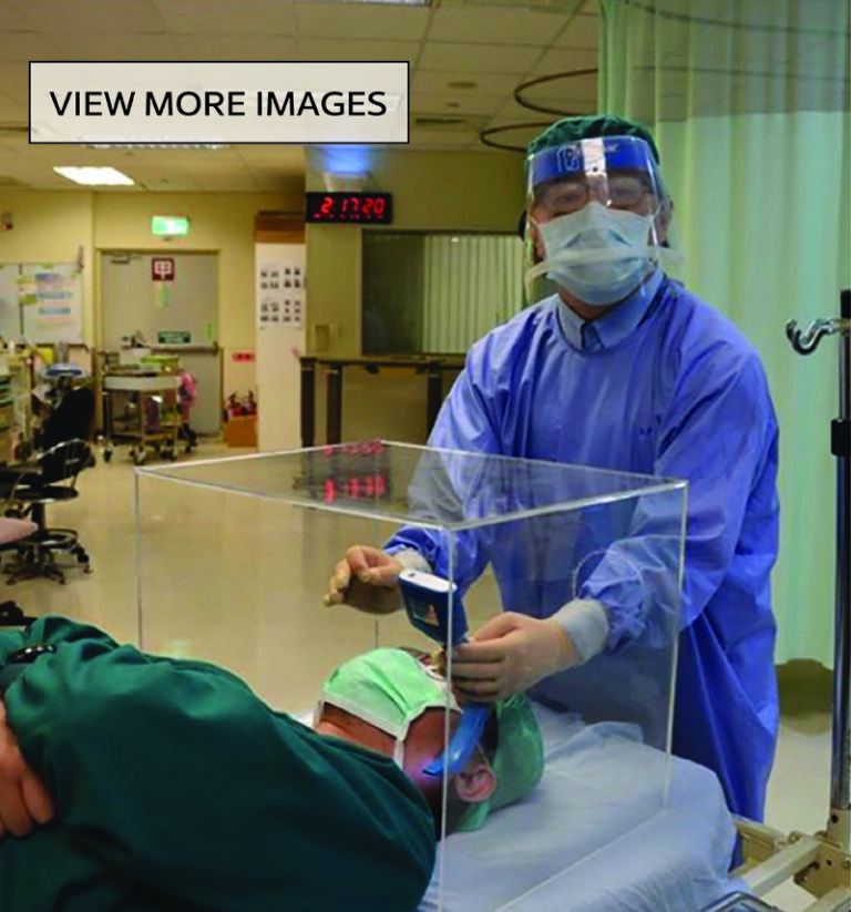 Intubation Box – (Part # CV19-DHG) – Covid-19 Guards