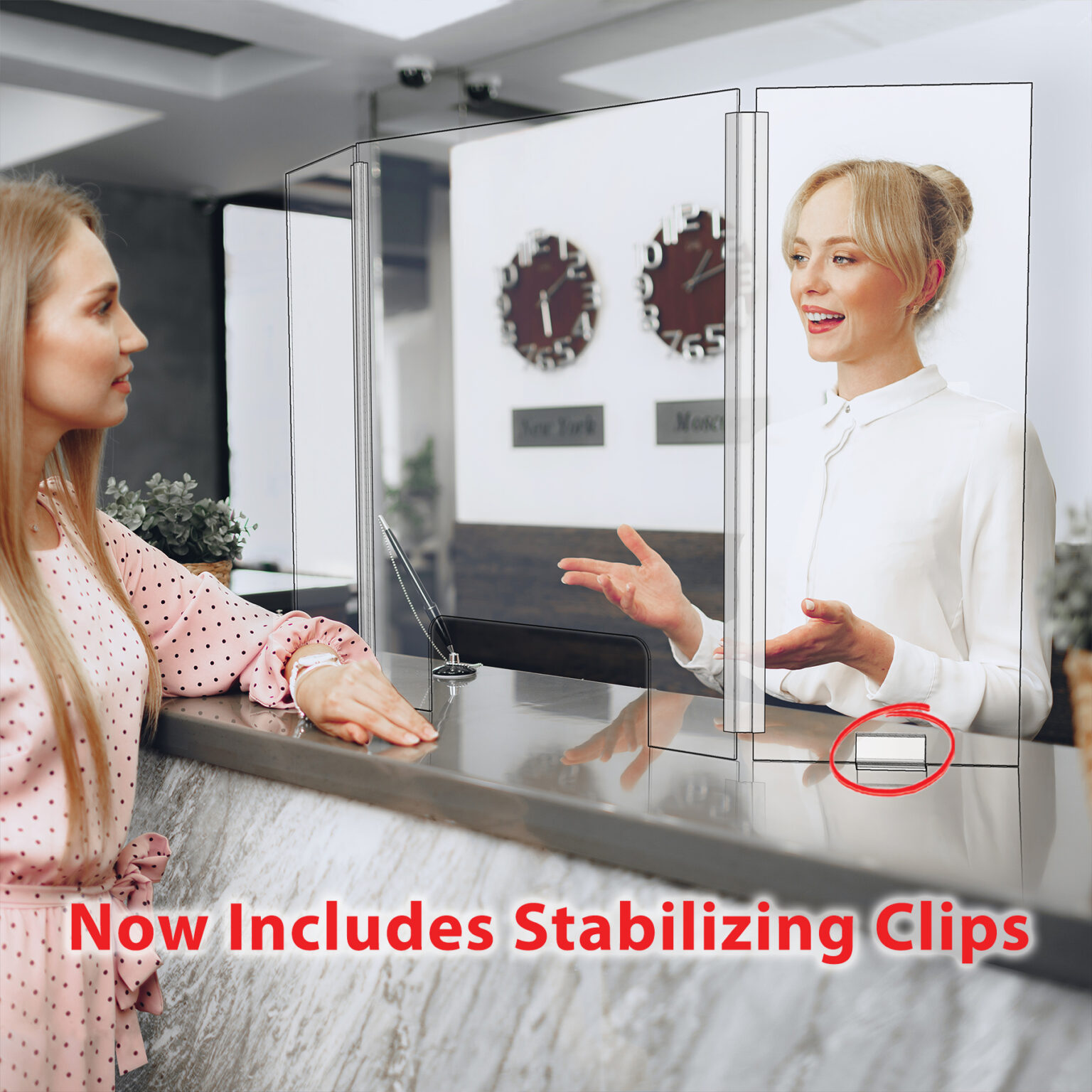 Triple Panel Guard – (Part # CV19-TPG-K) – Covid-19 Guards