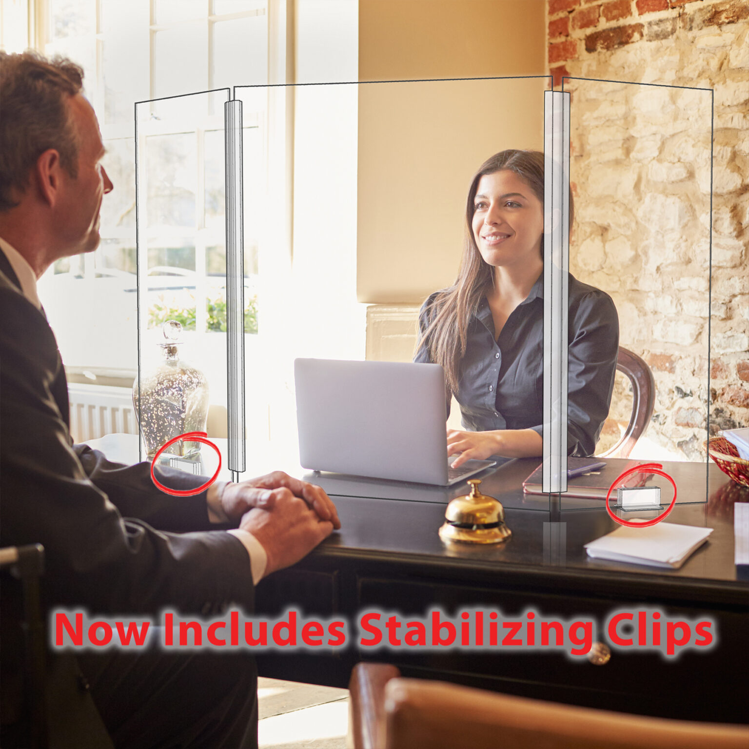 Triple Panel Guard – (Part # CV19-TPG-K) – Covid-19 Guards